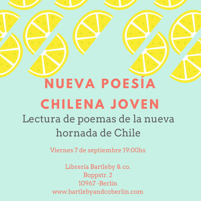 La joven poesía chilena actual - Bartleby & Co.